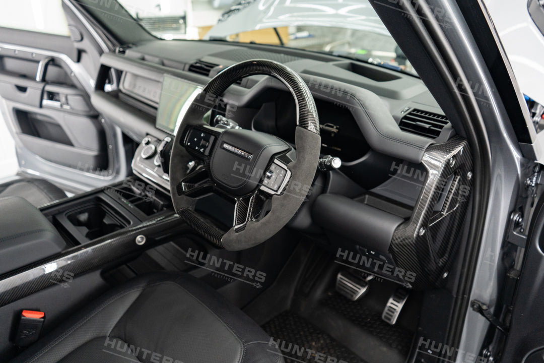 Defender L663 Sports Steering Wheel- Flat Bottom – Hunters Prestige