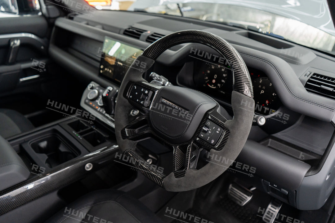 Defender L663 Sports Steering Wheel- Flat Bottom – Hunters Prestige