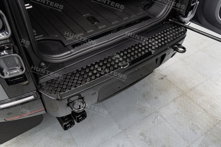 DEFENDER L663 CHEQUER PLATE TAILGATE SCRATCHPLATE FULL COVER-90/110/13 ...