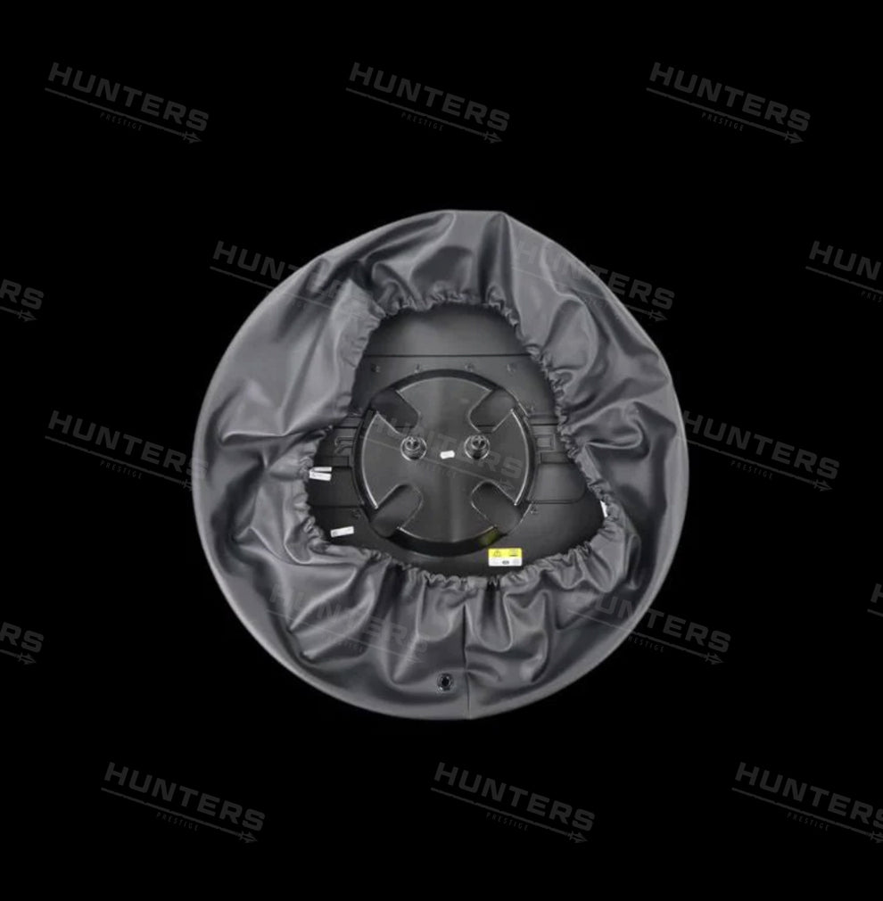 LR Genuine Gloss Black Spare Wheel Cover – Hunters Prestige