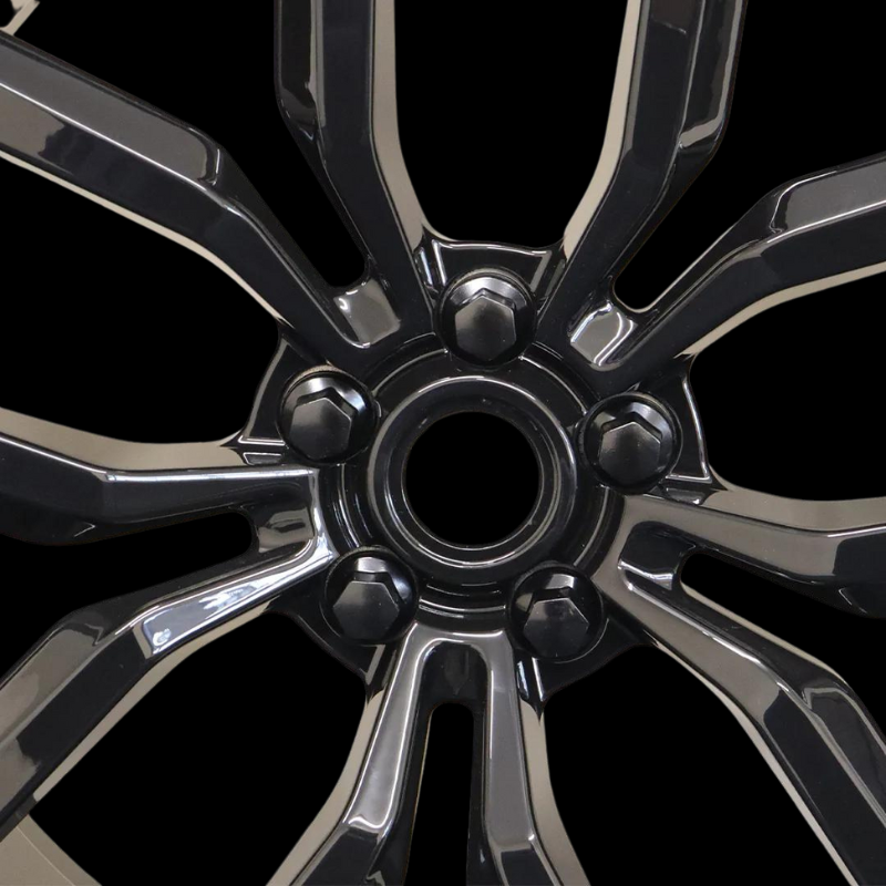 22 inch Gloss Black 10-spoke Forged Alloy Wheel (Set of 4)-SVR style ...