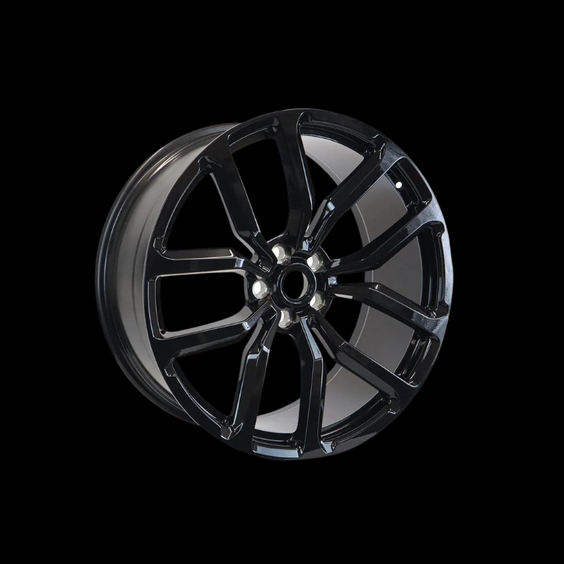22 inch Gloss Black 10-spoke Forged Alloy Wheel (Set of 4)-SVR style ...